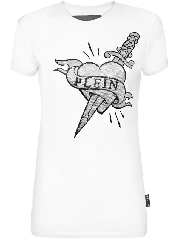 Philipp Plein Crystal-embellished T-shirt